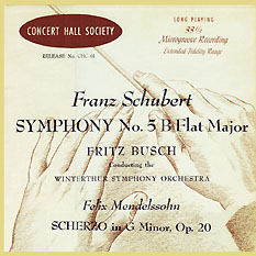 FRITZ BUSCH: Beethoven EROICA Symphony and No. 8, Haydn's The Clock on REMINGTON and MASTERSEAL.